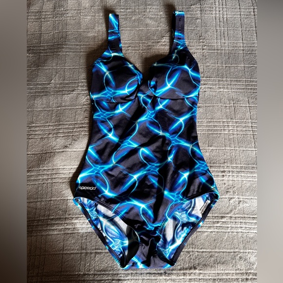 Speedo | Swim | Speedo Blue Lightning Swimsuit | Poshmark